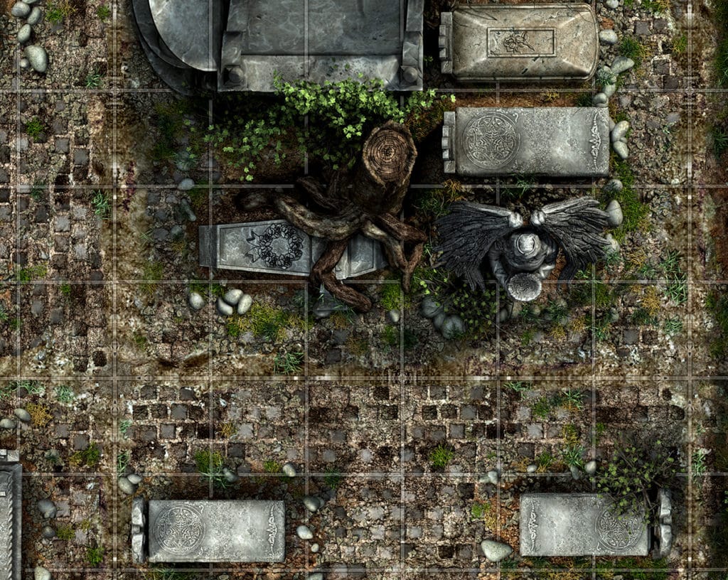 Cemetery Modular Map-Tiles – Black Scrolls Games