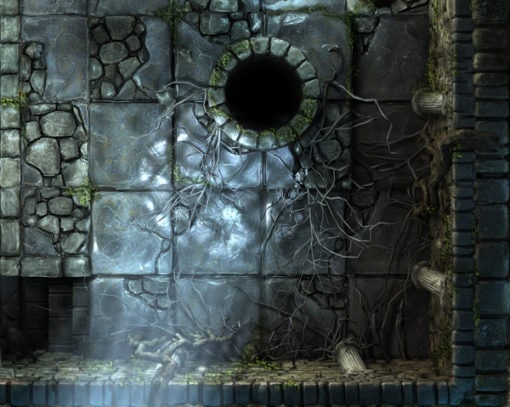 Sewer Map-Tiles – Black Scrolls Games