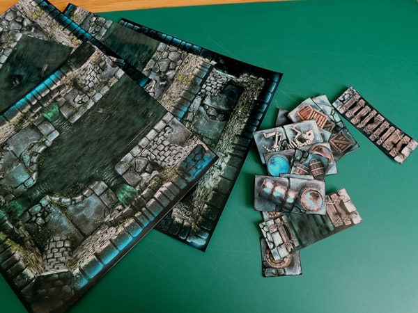 Sewer Map-Tiles – Black Scrolls Games