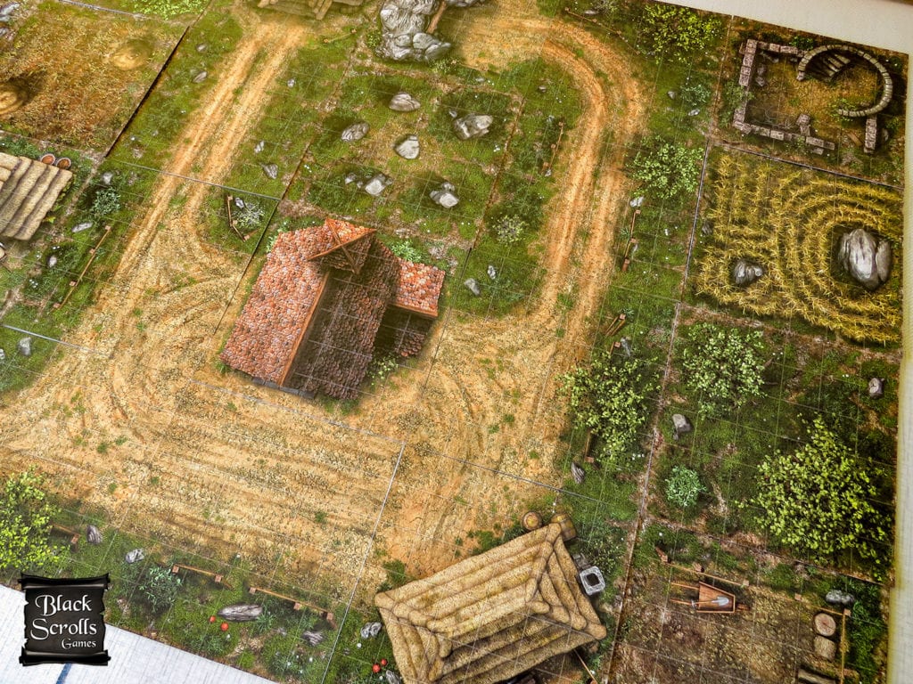 Village Modular Map-Tiles – Black Scrolls Games