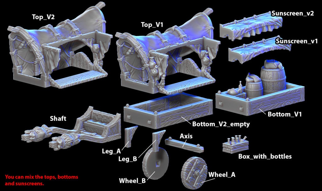 Merchant Wagon – Black Scrolls Games